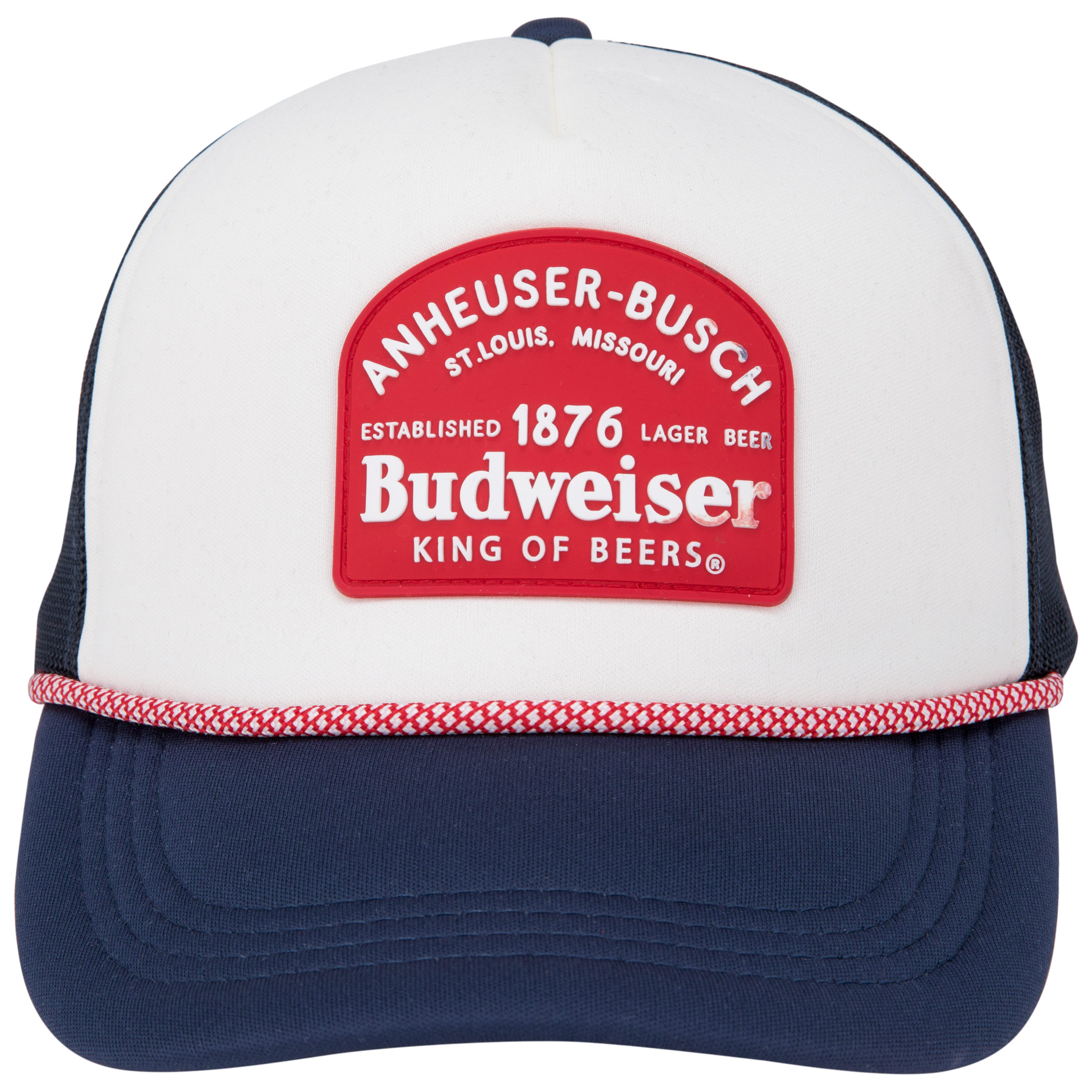 Budweiser Retro Logo Trucker Rope Hat | Brew-Shirts.com