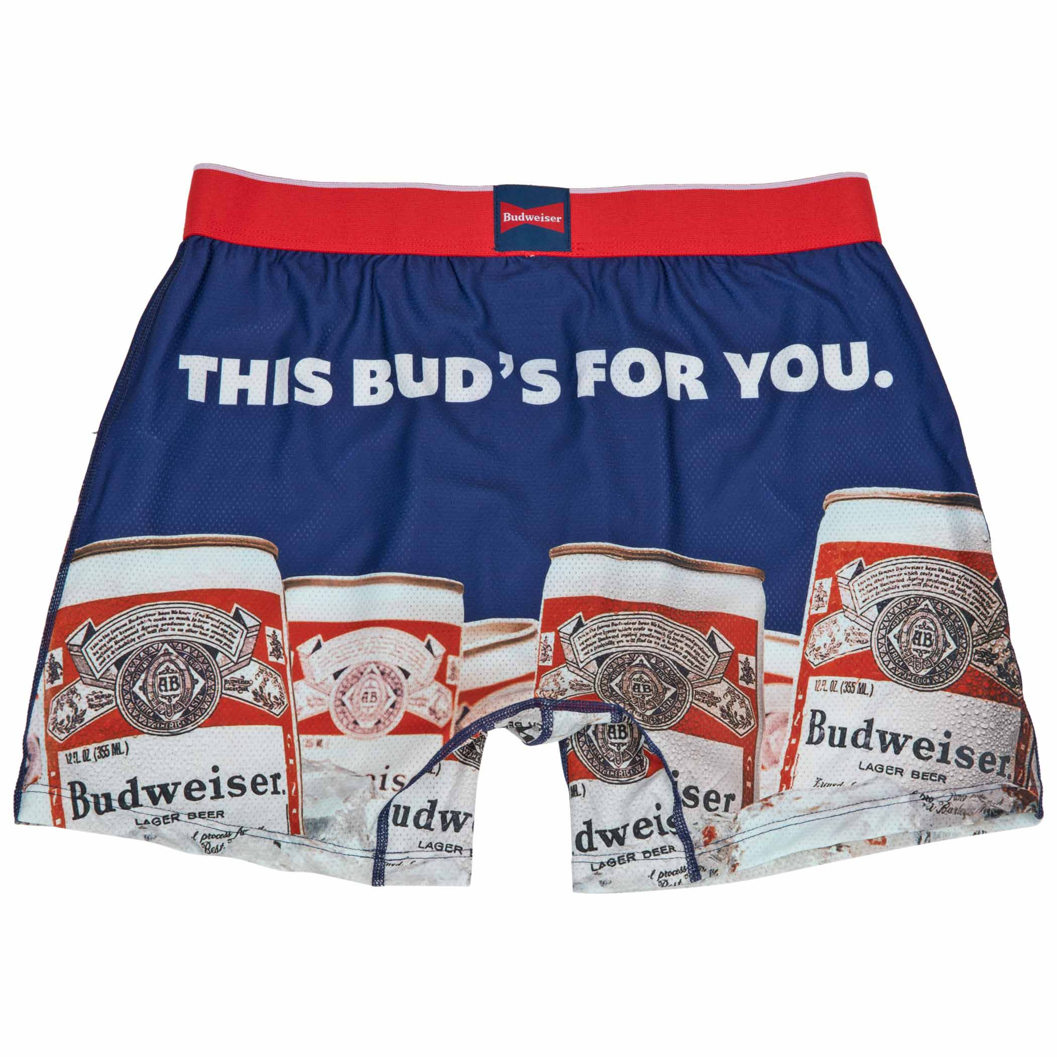 Budweiser Beer Cans Ice Chest SAXX Men's Boxer Briefs | Brew-Shirts.com