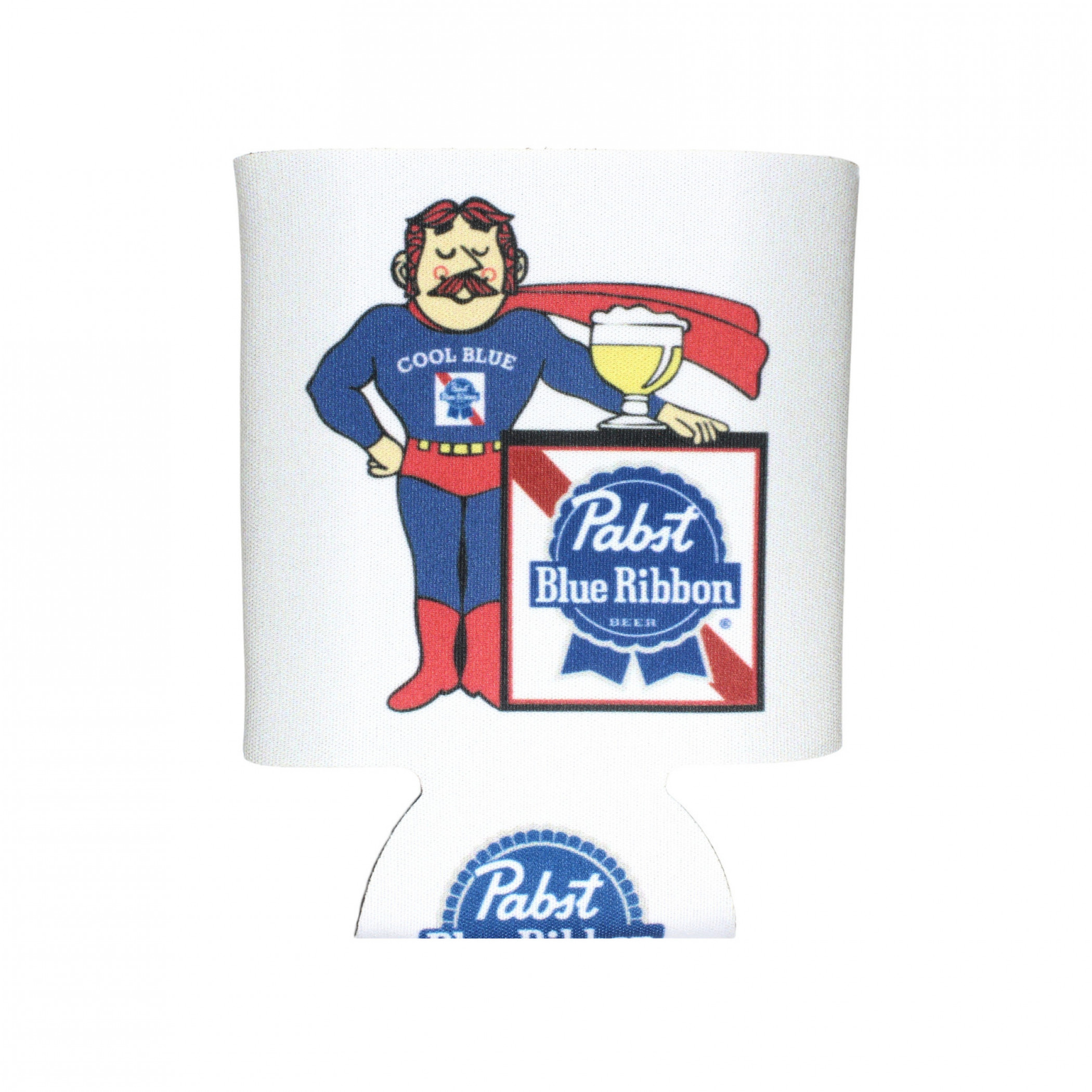 Pabst Blue Ribbon Cool Blue 70's 12oz Insulated Can Cooler | Brew ...