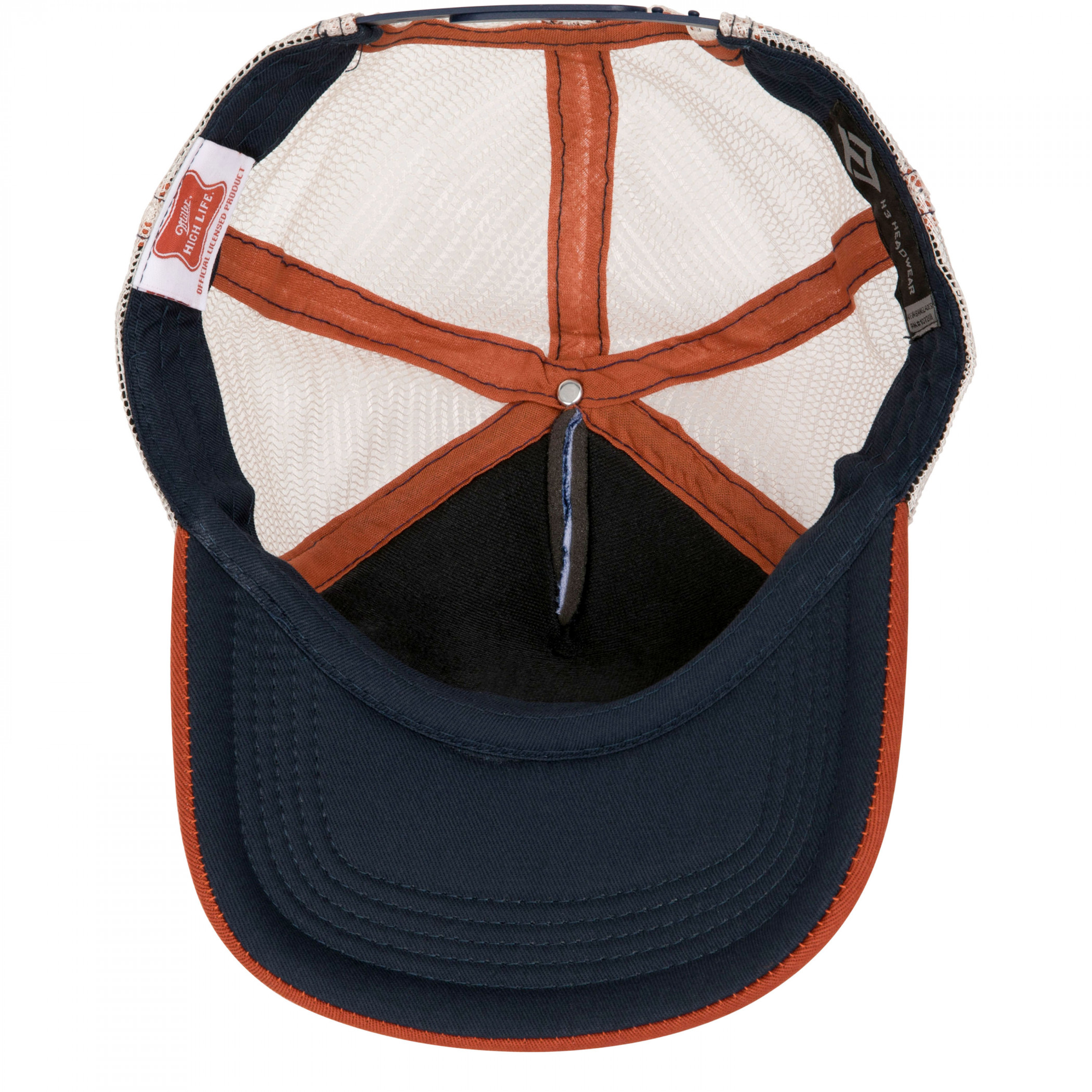 Miller High Life Vintage Label Mesh Back Snapback Hat | Brew-Shirts.com