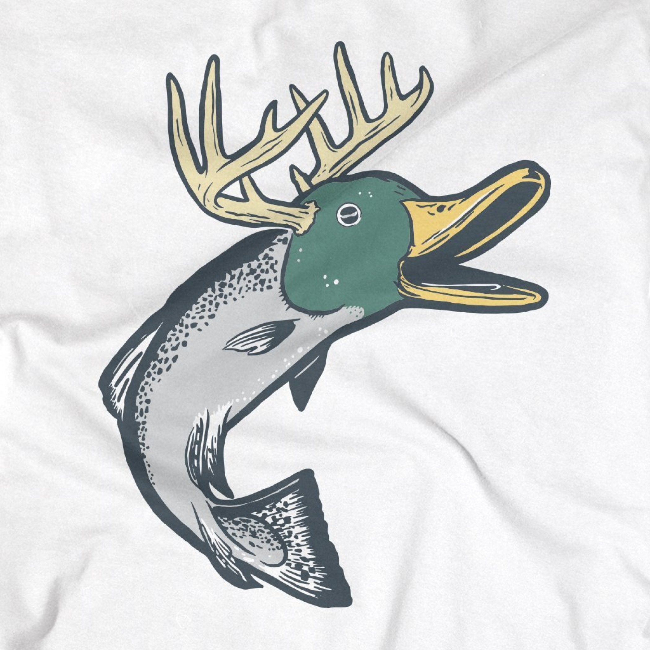 Duck Fish Deer Long Sleeve Pocket Tee From Rowdy Gentleman