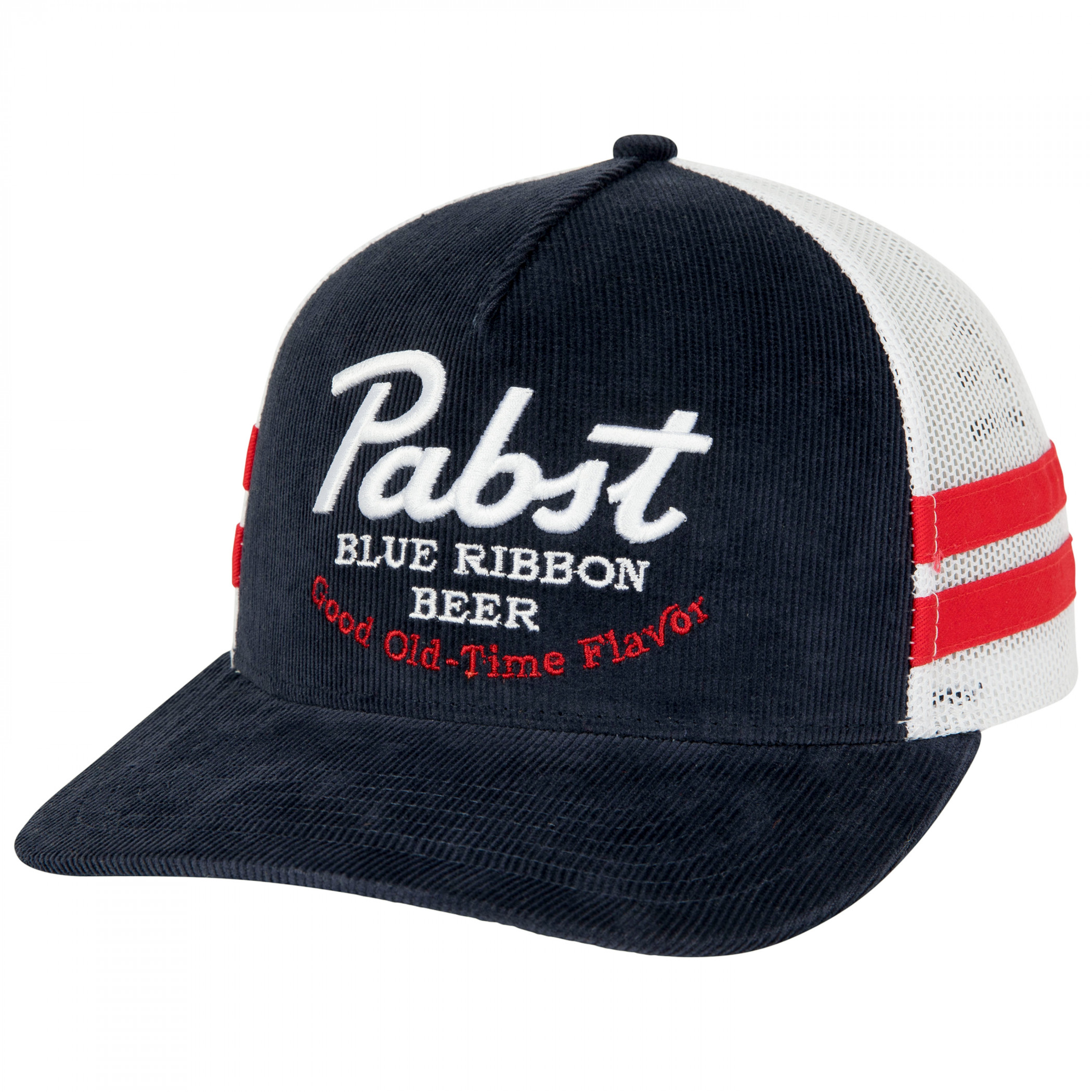 Pabst Blue Ribbon Beer Vintage Navy Adjustable Snapback Trucker Hat ...