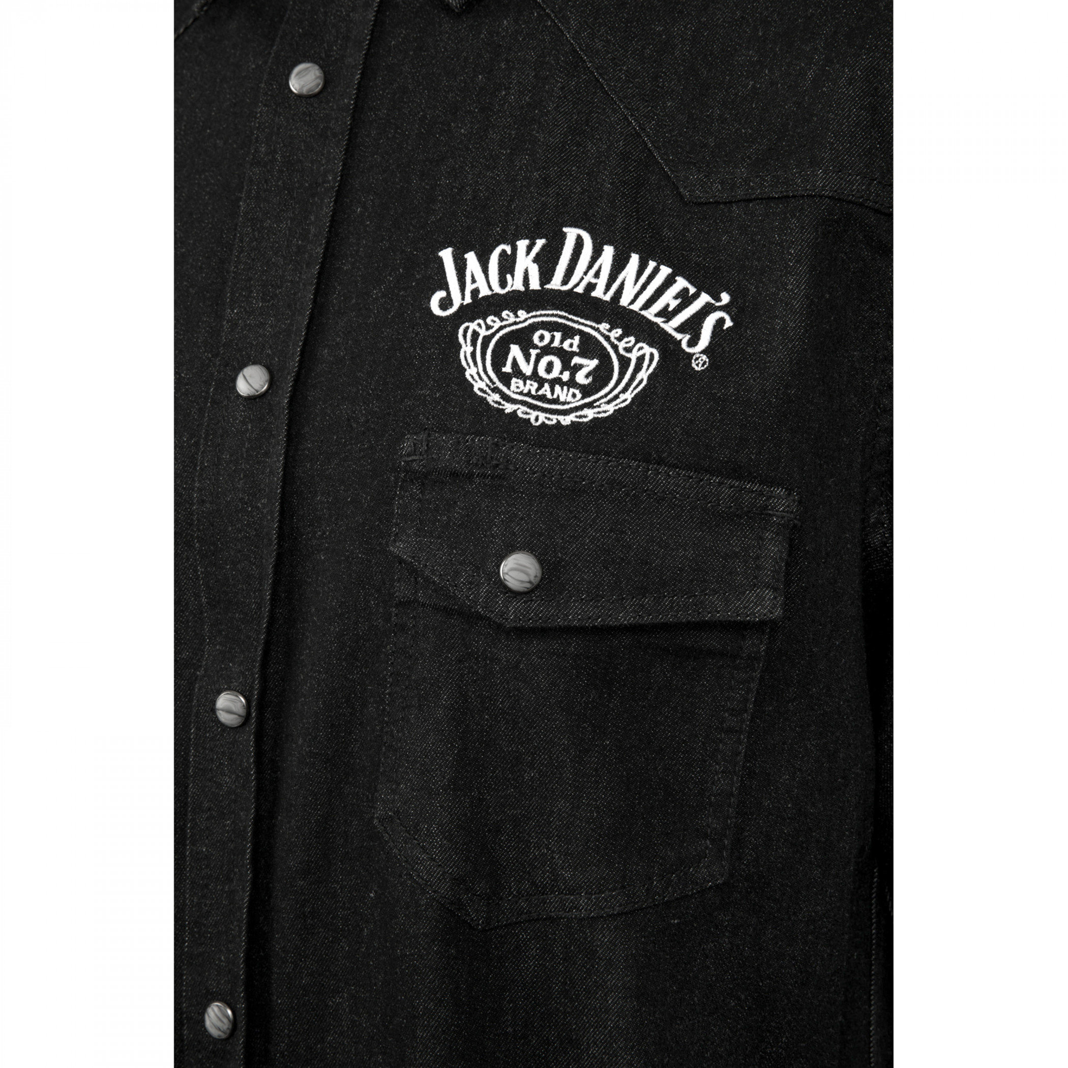 Jack Daniel's Denim Western Snap Buttons Shirt | Brew-Shirts.com