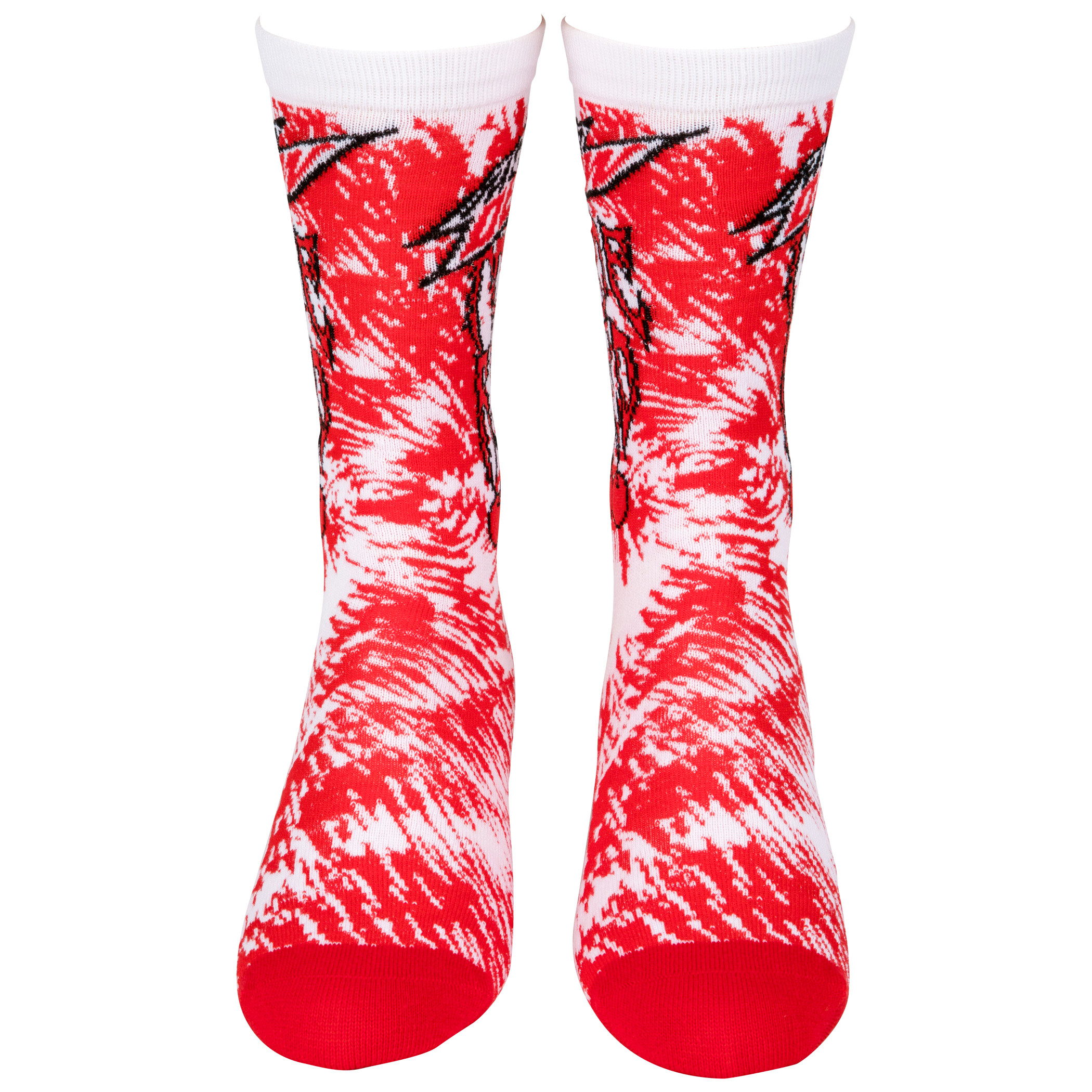 Mountain Dew Code Red Logo Crew Socks | Brew-Shirts.com
