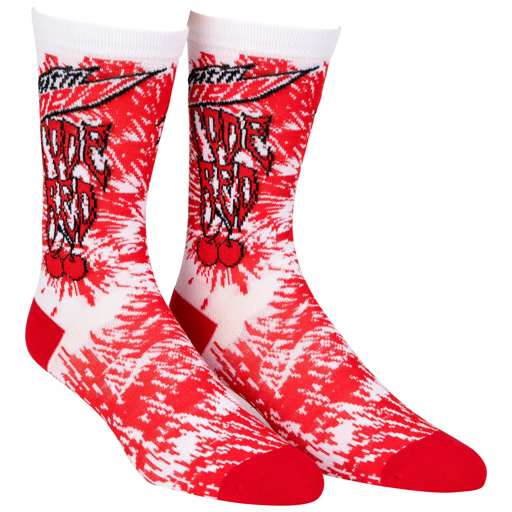 Mountain Dew Code Red Logo Crew Socks | Brew-Shirts.com