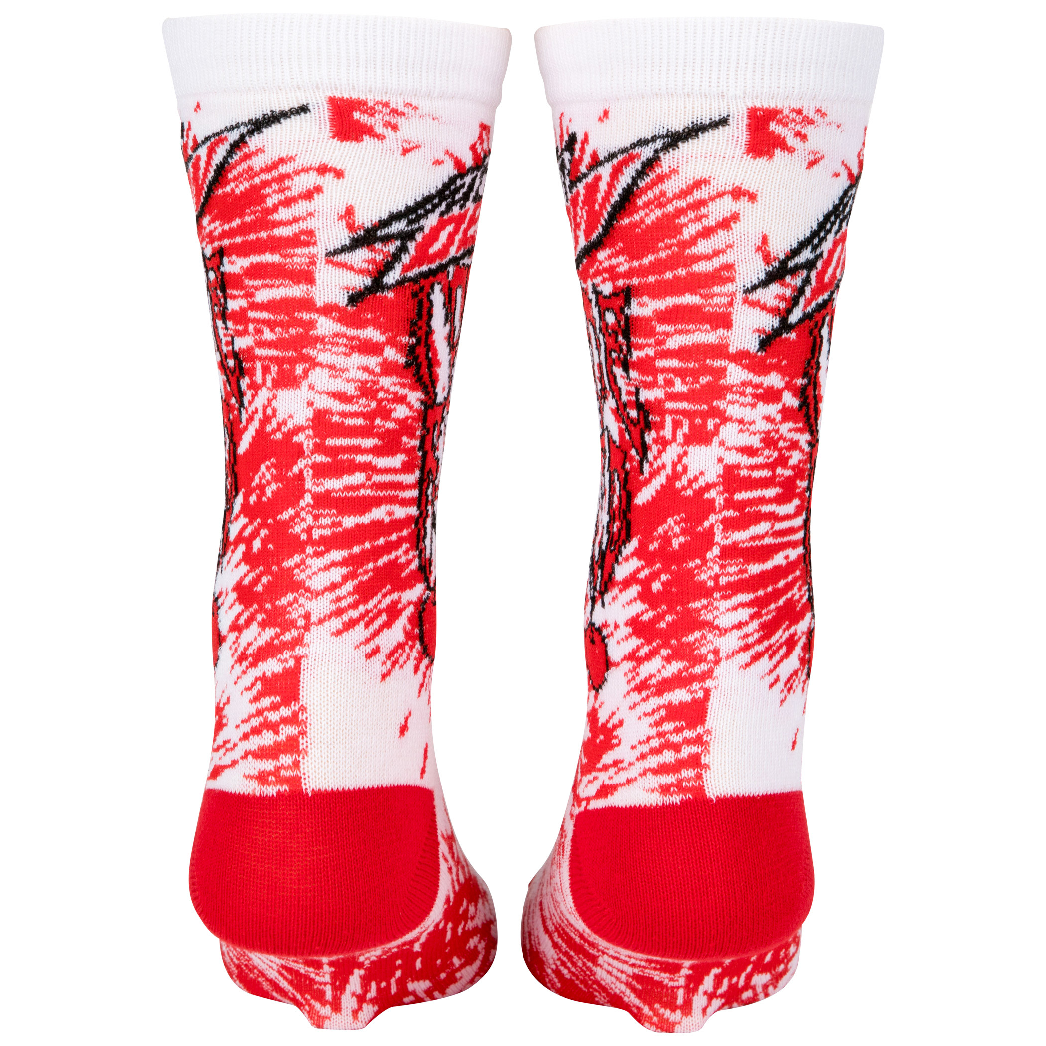Mountain Dew Code Red Logo Crew Socks | Brew-Shirts.com