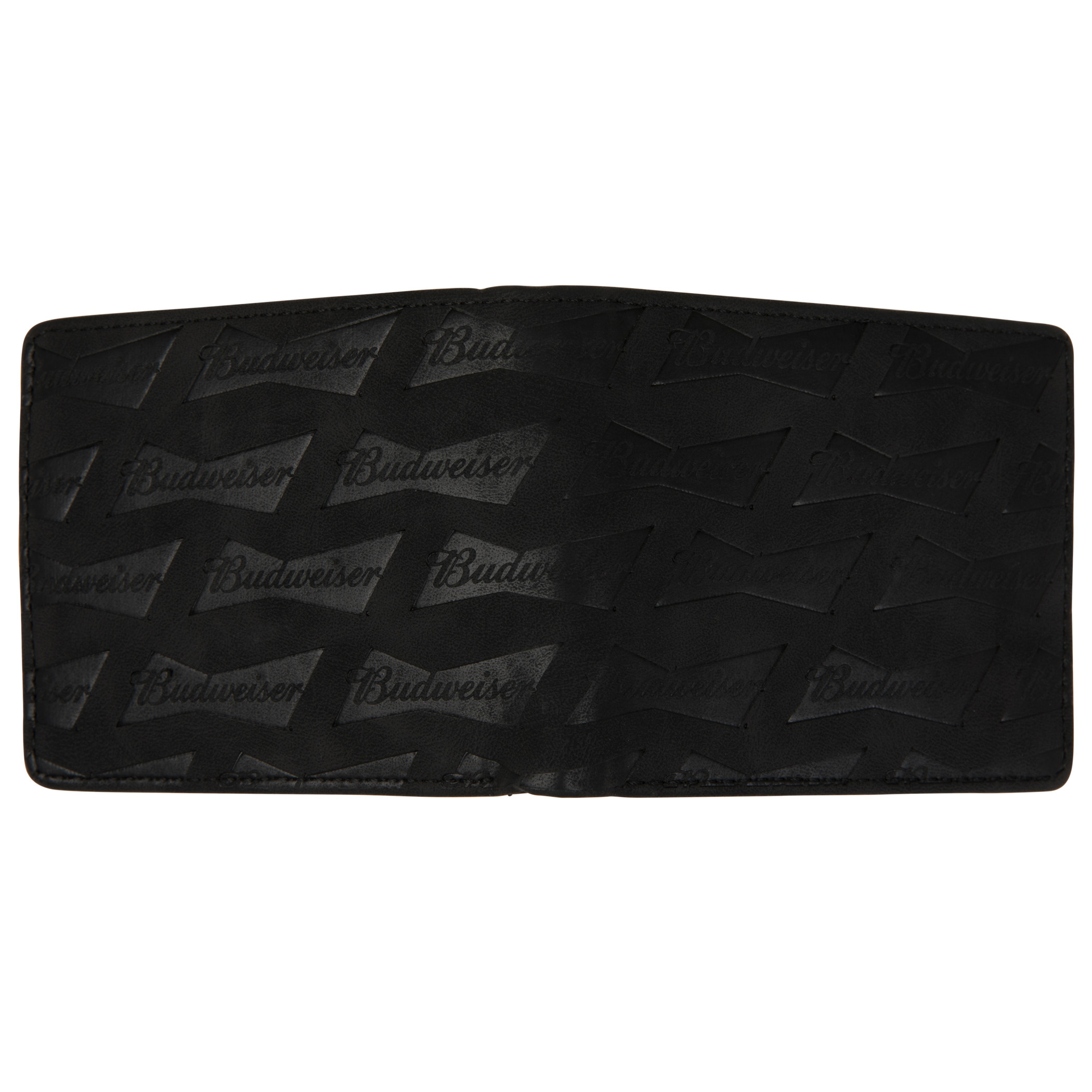Budweiser Black Bifold Wallet AOP Bowtie Deboss with ID Window | Brew ...