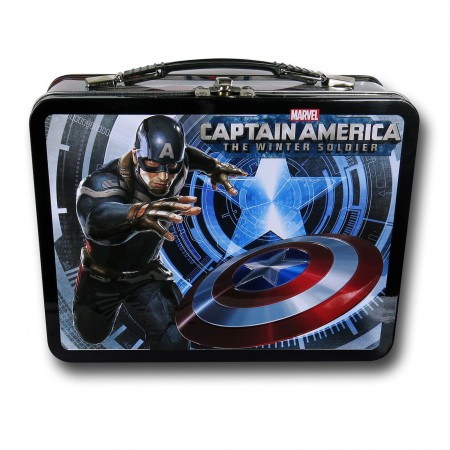 Captain America Winter Soldier Large Tin Lunch Box